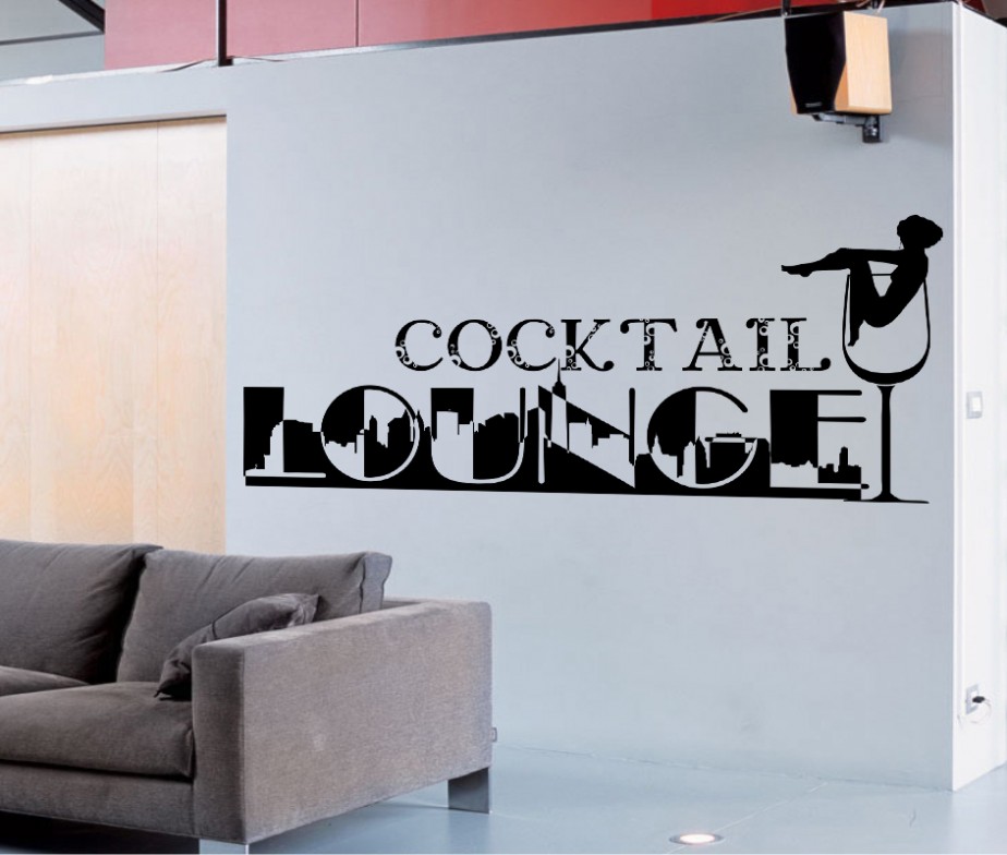 StickONmania.com | Vinyl Wall Decals | Cocktail Lounge Sticker
