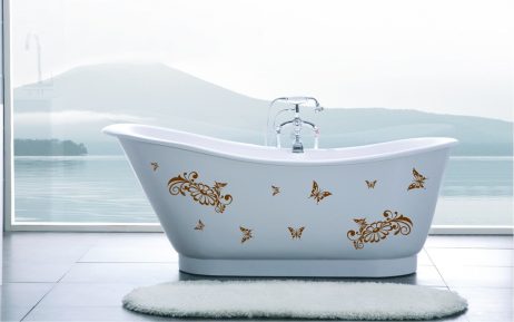 StickONmania.com | Vinyl Wall Decals | Bathtub Design Decal #38