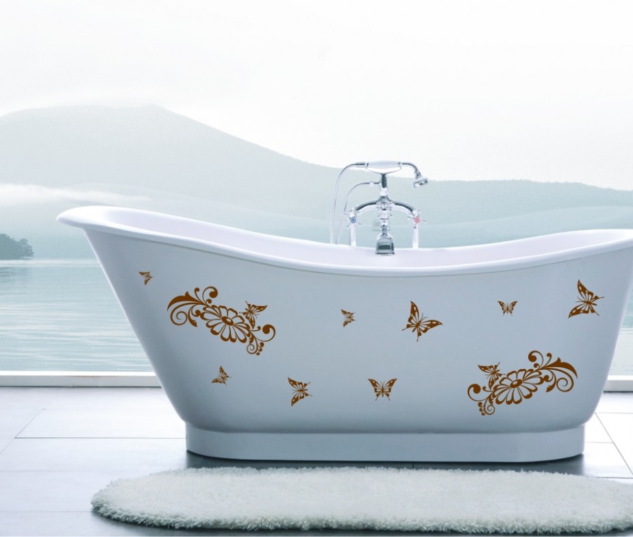 StickONmania.com | Vinyl Wall Decals | Bathtub Design Decal #38