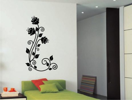 StickONmania.com | Vinyl Wall Decals | Blooming Flowers Design Sticker