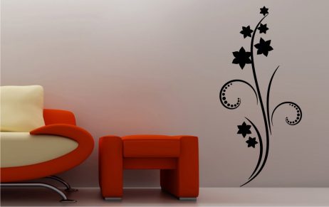 StickONmania.com | Vinyl Wall Decals | Flower Design #8 Sticker