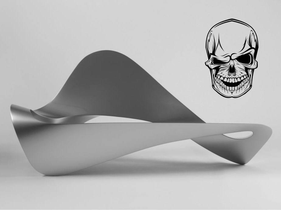 StickONmania.com | Vinyl Wall Decals | Winking Skull Sticker