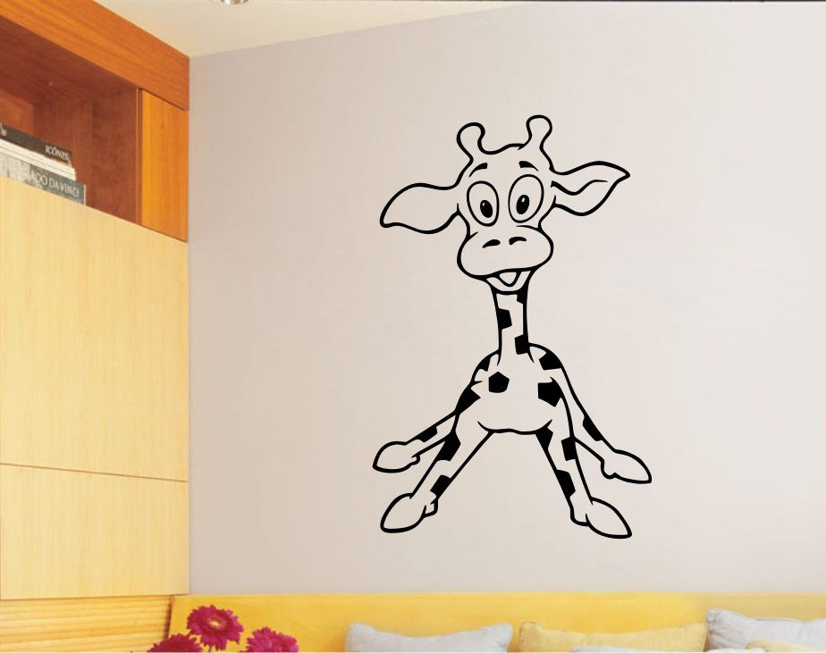 StickONmania.com | Vinyl Wall Decals | Cute Giraffe Sticker