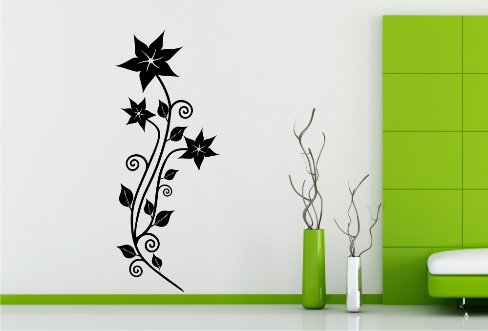 StickONmania.com | Vinyl Wall Decals | Floral Decor #6 Sticker